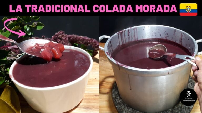 Descubre Cómo Preparar La Tradicional Colada Morada Paso A Paso.